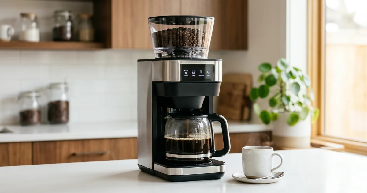 Best Coffee Makers with Grinders (2026): Grind & Brew Top 5